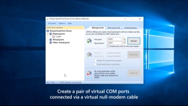 Virtual COM Port Driver User Guide