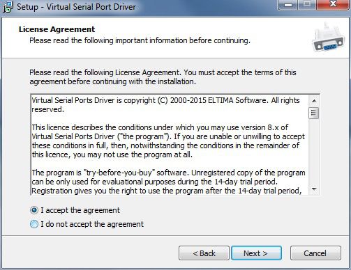 Virtual Serial Port Driver Installation | KB